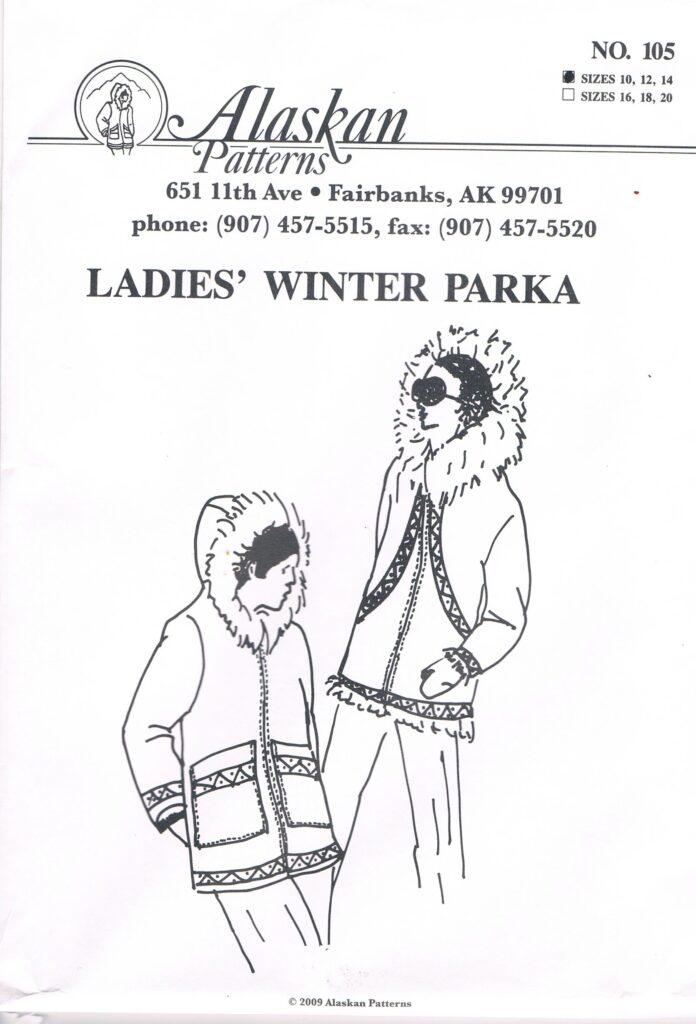 Ladies Winter Parka Patterns - Alaskan Patterns